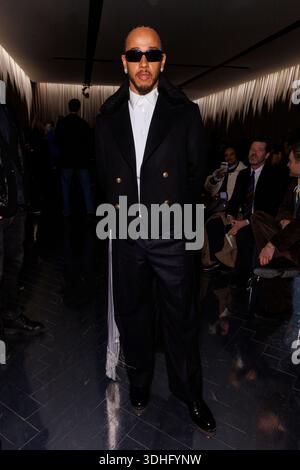 Lewis Hamilton attends DIOR Homme Fall/Winter 2026-2027 runway during ...