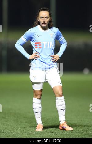 Alice Benoit of S.S. Lazio is in action during the Coppa Italia Women ...