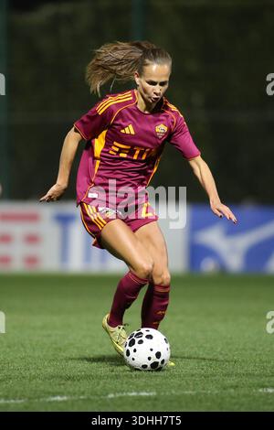 Frederikke Thogersen the Coppa Italia Women, first leg, quarter-finals ...