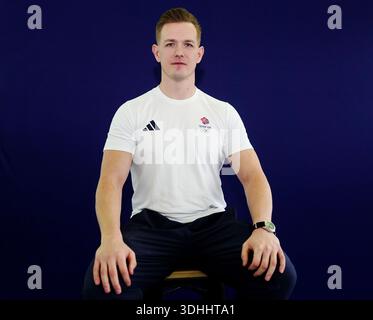 Brad Hall during the Team GB Bobsleigh Announcement at the University ...