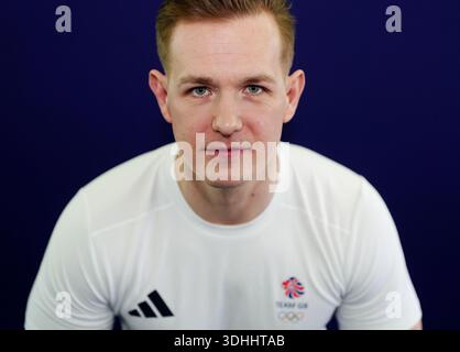 Brad Hall during the Team GB Bobsleigh Announcement at the University ...