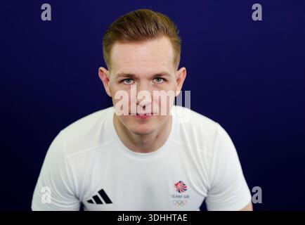 Brad Hall during the Team GB Bobsleigh Announcement at the University ...