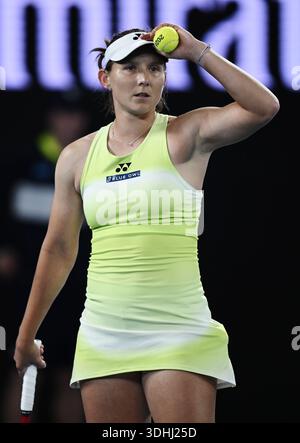 Varvara Gracheva of France during the Australian Open, at Melbourne ...