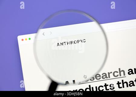 Ostersund, Sweden - Jan 22, 2026. Claude website. Claude is a family of ...