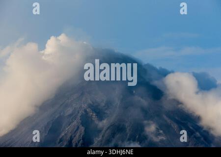 Albay Province, Philippines. 22nd Jan, 2026. Lava is seen on the ...