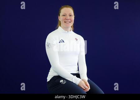 Amelia Coltman during a Team GB Skeleton Announcement at the University ...