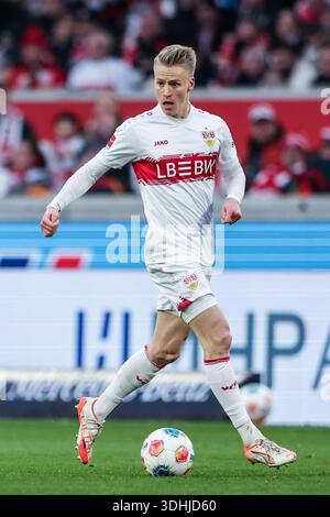 Chris Fuhrich of VFB Stuttgart seen during the Bundesliga 2025/2026 ...