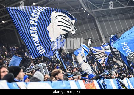Bergamo, Italy. 21st Jan, 2026. Giacomo Raspadori (Atalanta Bc) during ...