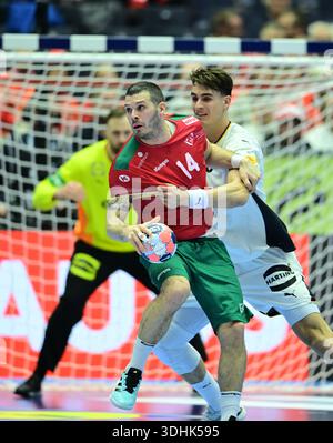 22 January 2026, Denmark, Herning: Handball: European Championship ...