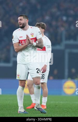 Jeff Chabot of Stuttgart during the UEFA Europa League 2025/2026 ...