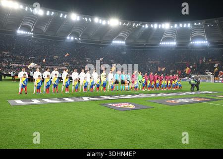 22th Jan 2026, Olimpico Stadium, Rome, Italy; Uefa Europa League ...