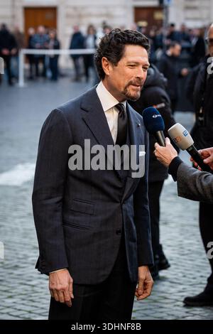 Rome, Italy. 22nd Jan, 2026. Vernon Bruce Hoeksema is seen outside the ...