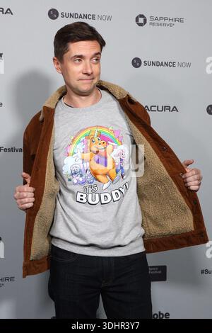 Topher Grace at arrivals for BUDDY Premiere at the Sundance Film ...