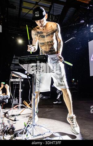 Copenhagen, Denmark. 22nd, January 2026. The UK jungle production duo ...