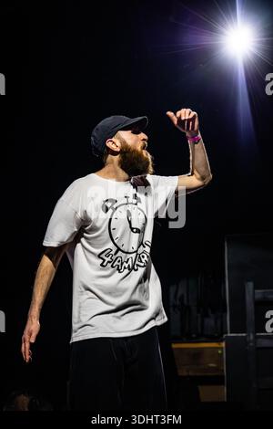 Copenhagen, Denmark. 22nd, January 2026. The UK jungle production duo ...