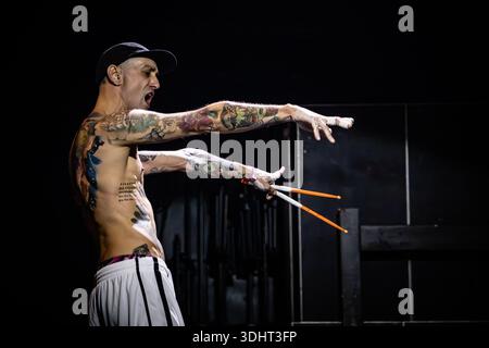 Copenhagen, Denmark. 22nd, January 2026. The UK jungle production duo ...