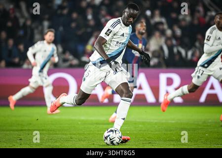 Moustapha Mbow of Paris FC during the Ligue 1 McDonald's match between ...