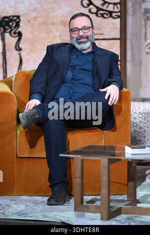 Milan, TV show "The Library of Feelings," Rai 3 - Massimiliano Bruno ...