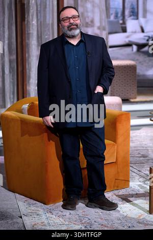 Milan, TV show "The Library of Feelings," Rai 3 - Massimiliano Bruno ...