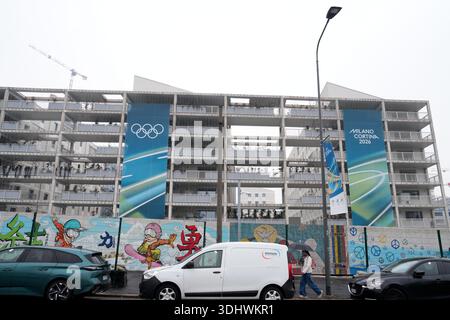 Milan, Olympic Village on Via Ripamonti for the Milan-Cortina 2026 ...