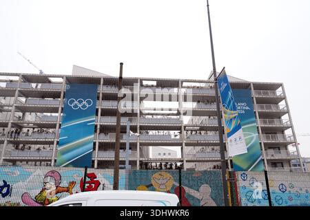 Milan, Olympic Village on Via Ripamonti for the Milan-Cortina 2026 ...