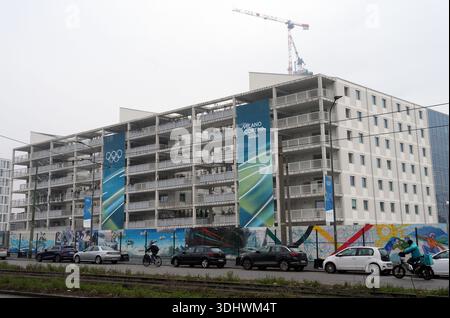 Milan, Olympic Village on Via Ripamonti for the Milan-Cortina 2026 ...
