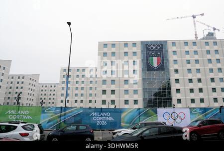 Milan, Olympic Village on Via Ripamonti for the Milan-Cortina 2026 ...