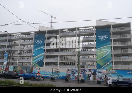 Milan, Olympic Village on Via Ripamonti for the Milan-Cortina 2026 ...