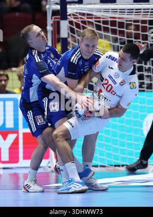 MALMO, SWEDEN - JANUARY 23: Mateo Maras of Croatia celebrates after a ...