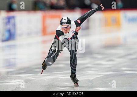 INZELL, GERMANY - JANUARY 23: Kaja Ziomek-Nogal of Poland during the ...