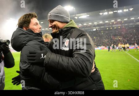 From left Trainer Merlin Polzin (HSV Hamburg), Bakery Jatta Hamburg ...