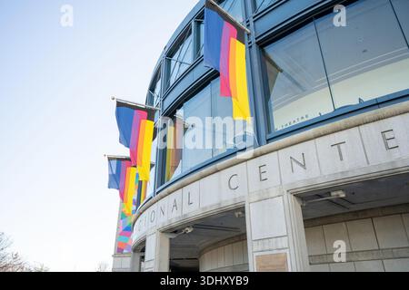 Facade of Lesher Center in downtown Walnut Creek, California, January 9 ...