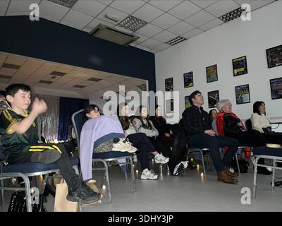 Traitors fans during a watch party in Newry as they support local woman ...