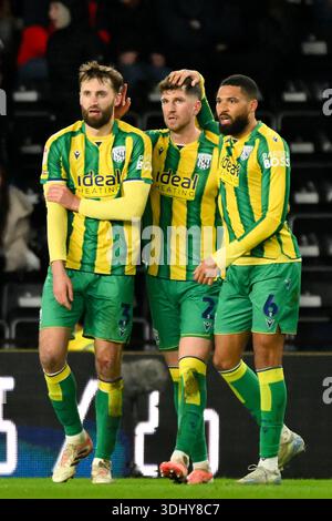 Nathaniel Phillips of West Bromwich Albion controls the ball during the ...