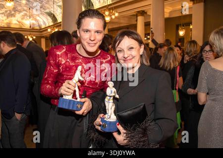 Til Schindler und Heike Hanold-Lynch bei der Verleihung des 47 ...