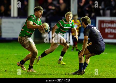 Oxford, England, 23 January 2026 Ryan Crowley of Leicester Tigers U23's ...