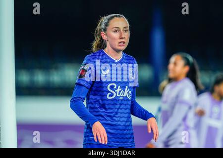 LIVERPOOL, ENGLAND - January 23: Clare Wheeler of Everton FC during the ...