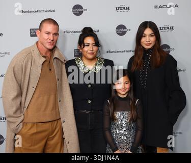 Channing Tatum, Mason Reeves, Gemma Chan attend the "Josephine ...