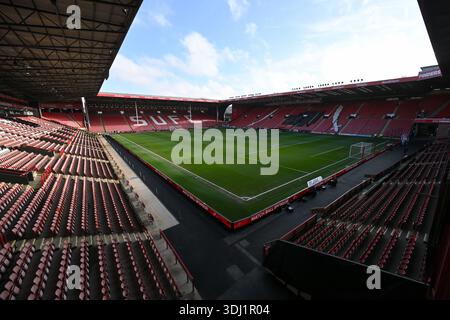 A general view of Bramall Lane ahead of the Sky Bet Championship match ...