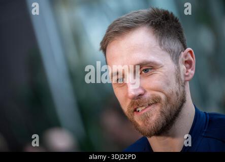 MALMÖ, SWEDEN 2026-01-24 Nikola Roganovic at Saturday's press ...