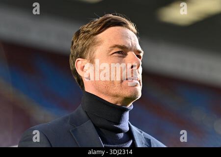 Scott Parker Manager of Burnley arrives during the Burnley v Tottenham ...