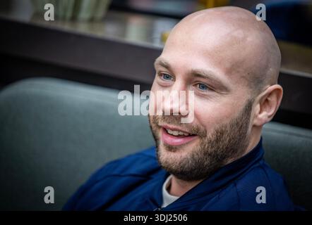 MALMÖ, SWEDEN 2026-01-24 Felix Claar at Saturday's press conference ...