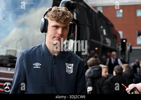 Sindre Walle Egeli of Ipswich Town in action during the Sky Bet ...