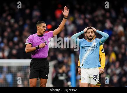 Referee, Farai Hallam during the Premier League match between ...