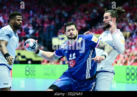 24 January 2026, Denmark, Herning: Handball, Men, European Championship ...