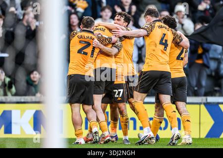 Regan Slater of Hull City scores to make it 2-0 during the Sky Bet ...