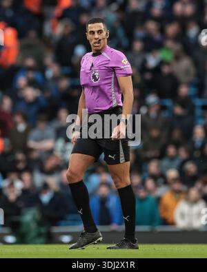 Referee, Farai Hallam during the Premier League match between ...