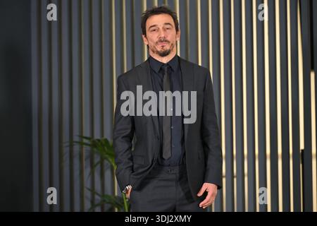 Alessandro Angelini during the Rai Rosso Volante photocall at the ...