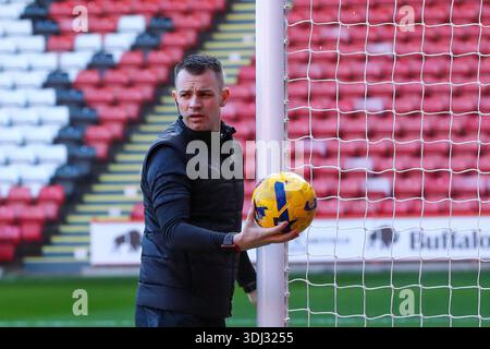 Sheffield, England, 24th January 2026. Referee Tom Nield shows a red ...
