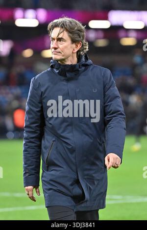 Thomas Frank Manager of Tottenham Hotspur walks off at full-time during ...